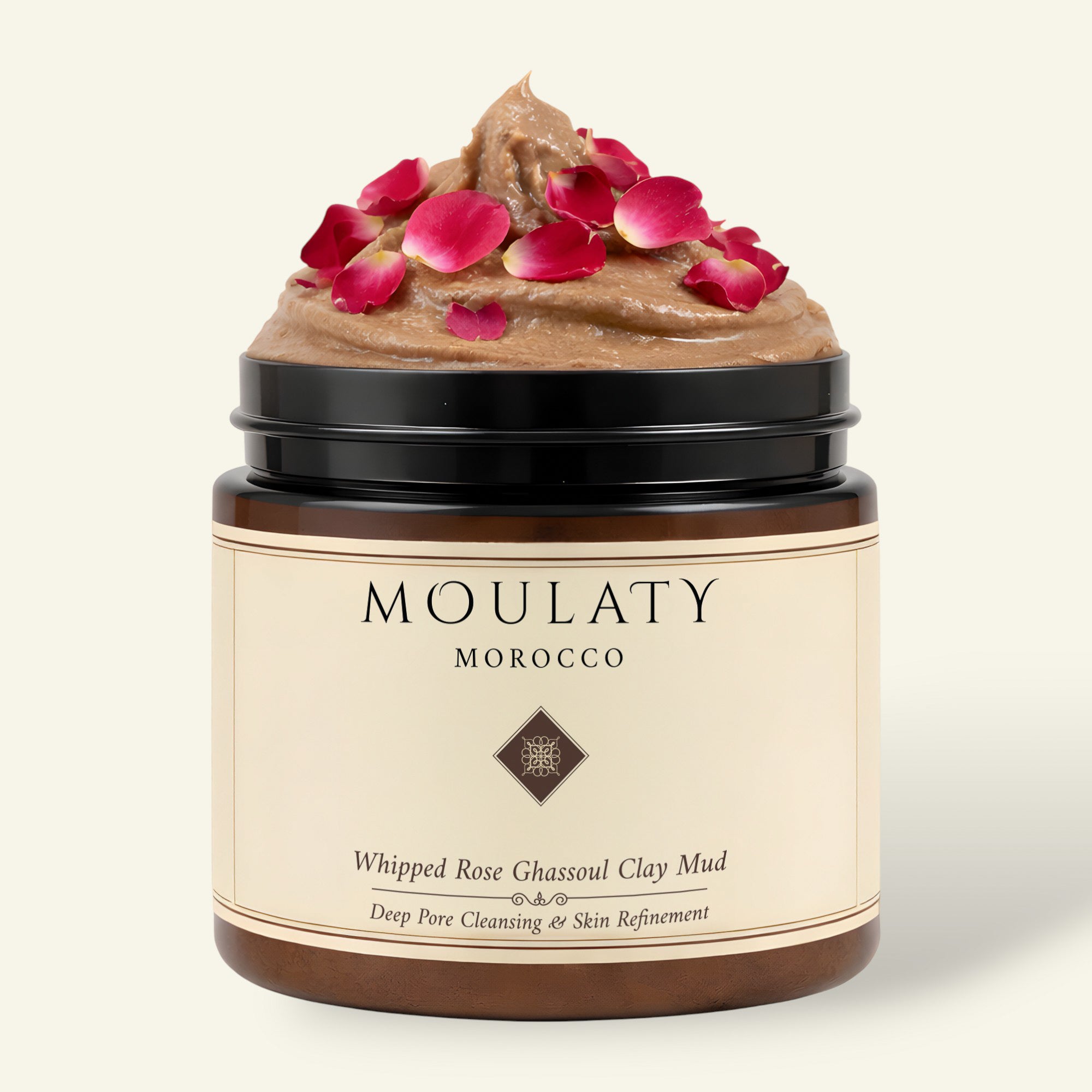 Whipped Ghassoul Clay Mask - Rose | MOULATY MOROCCO – Moulaty Morocco